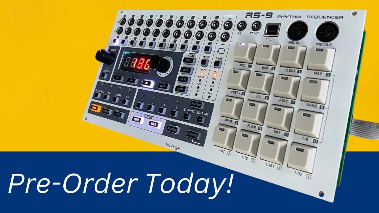 Behringer RS-9 Rhythm Sequencer - YouTube