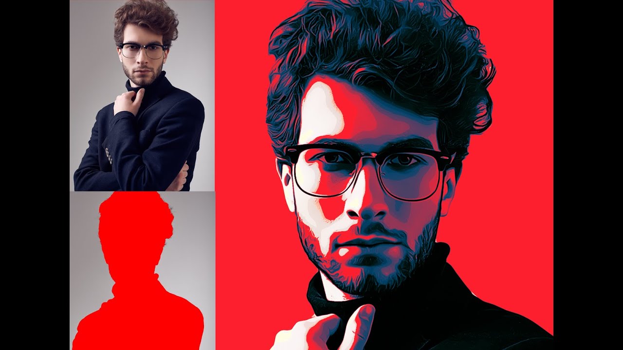 Abstract Art Photoshop Action tips - YouTube