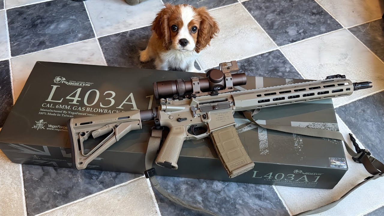 FIRST LOOK! VFC KAC KS1 Gas Blowback replica (L403A1) Unboxing & Build ...