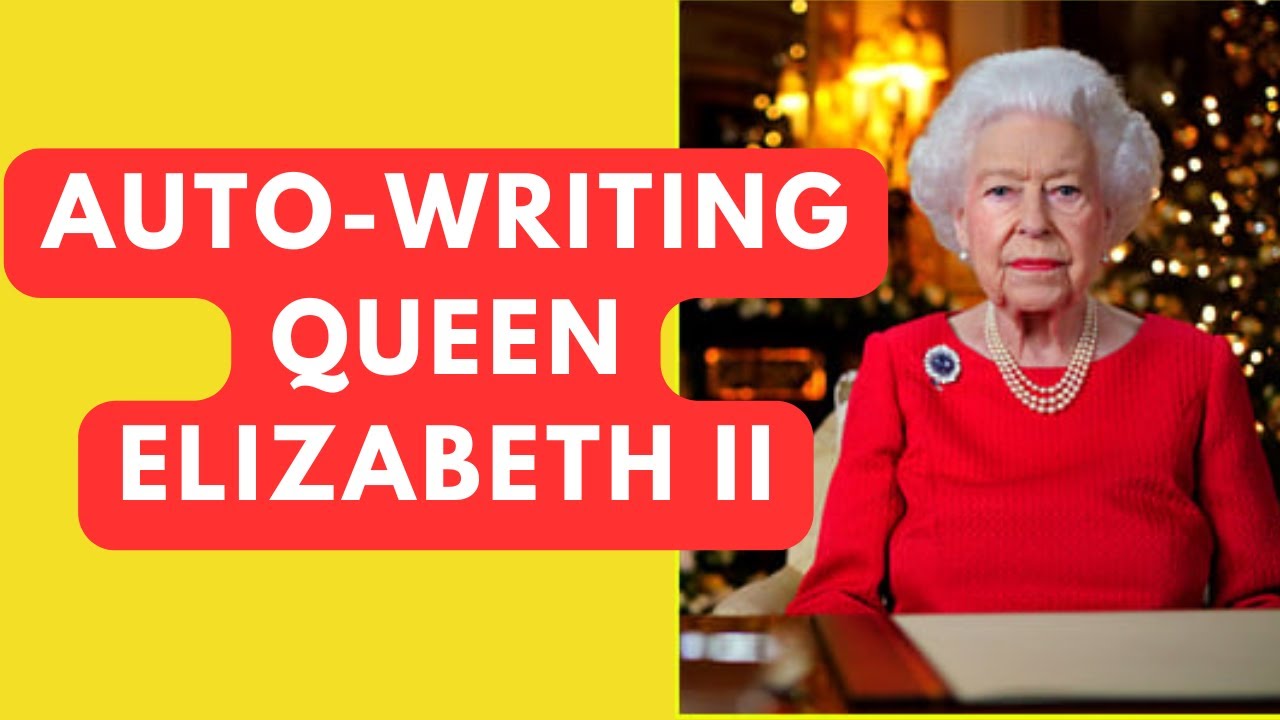 AUTO WRITING: QUEEN ELIZABETH II CHRISTMAS MESSAGE - YouTube