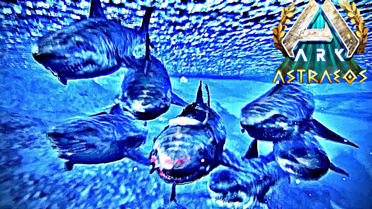 Taking my army of megalodons to the sea in Ark Survival Ascended ...