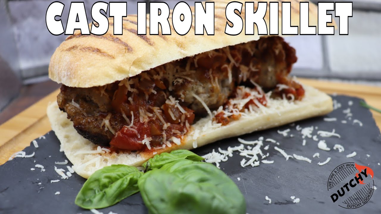 Italian Sausage Panini | Dutchy Cooking | Cast Iron Wednesday - YouTube