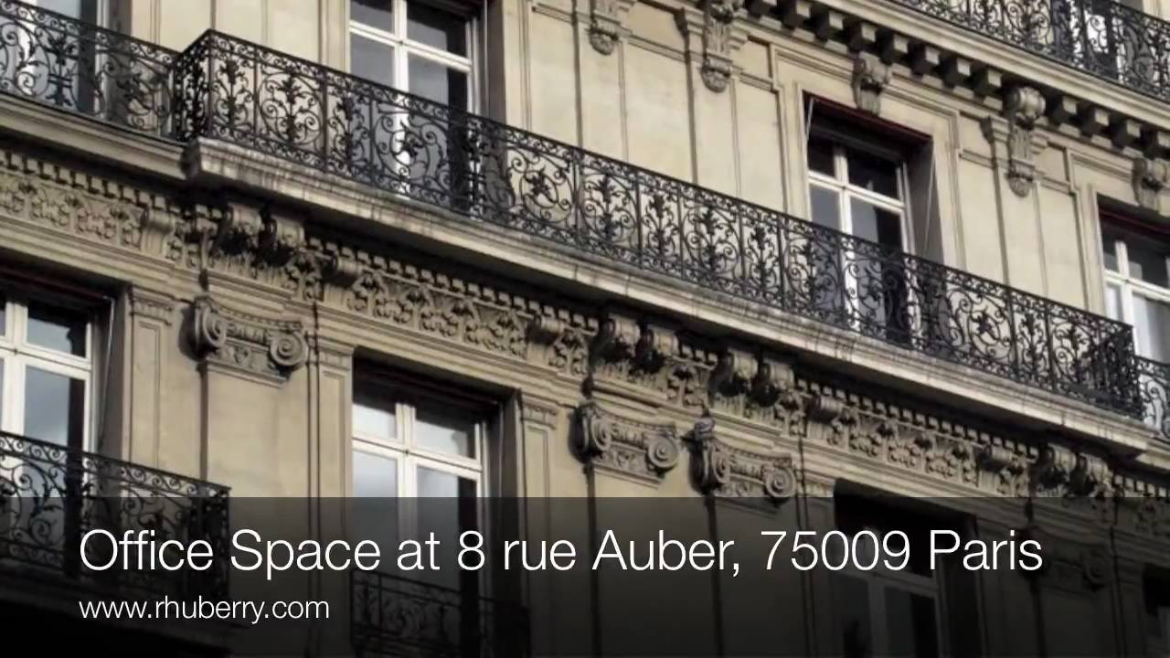 Office Space at 8 rue Auber, 75009 Paris - YouTube