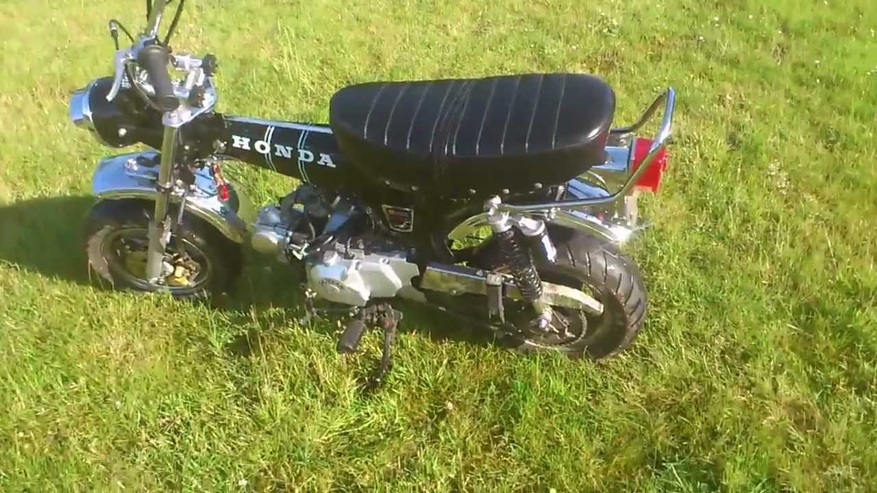 Skyteam Dax 50cc Soundclip: Modified Original Exhaust - YouTube