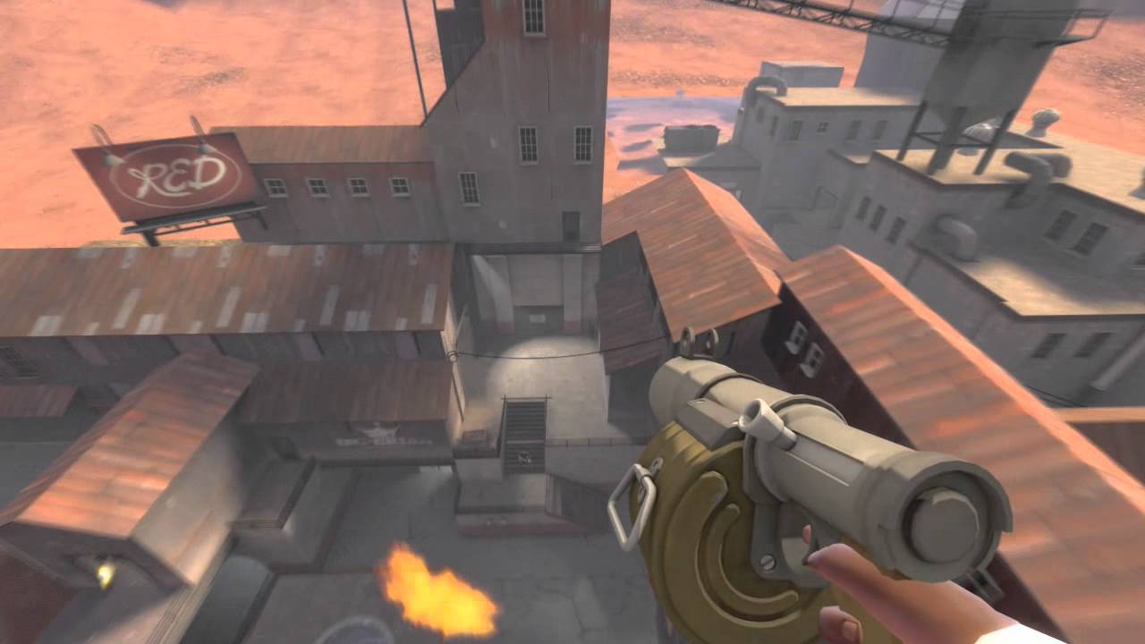 TF2: Flying demoman - YouTube