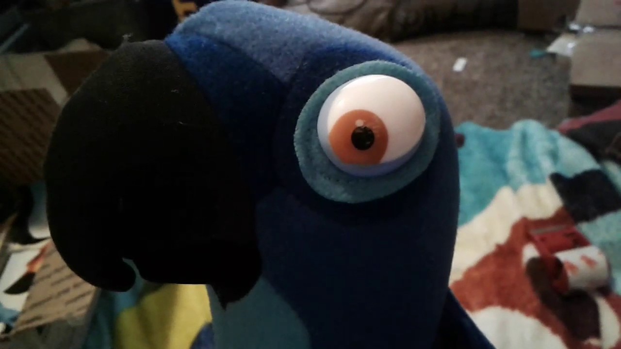 Rio movie Talking Blu Plush - YouTube