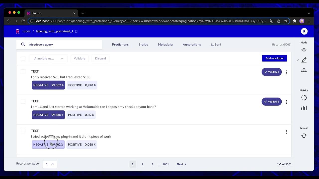 Fine-Tuning a classifier with Hugging Face and Rubrix for labelling data - YouTube