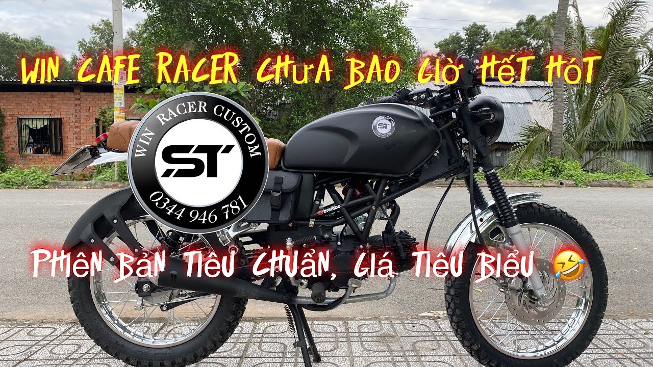 win cafe racer phiên bản phanh đĩa cực chất - YouTube
