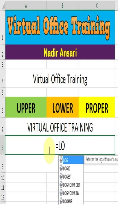#shorts - Get Upper Lower & Proper Case in Excel - #exceltricks #excelshorts - YouTube