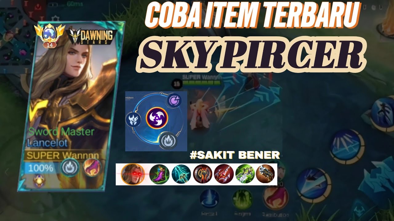 BUILD BARU LANCELOT FULL DAMAGE 😱 INI BENAR BENAR RUSAK (Mobile Legends ...