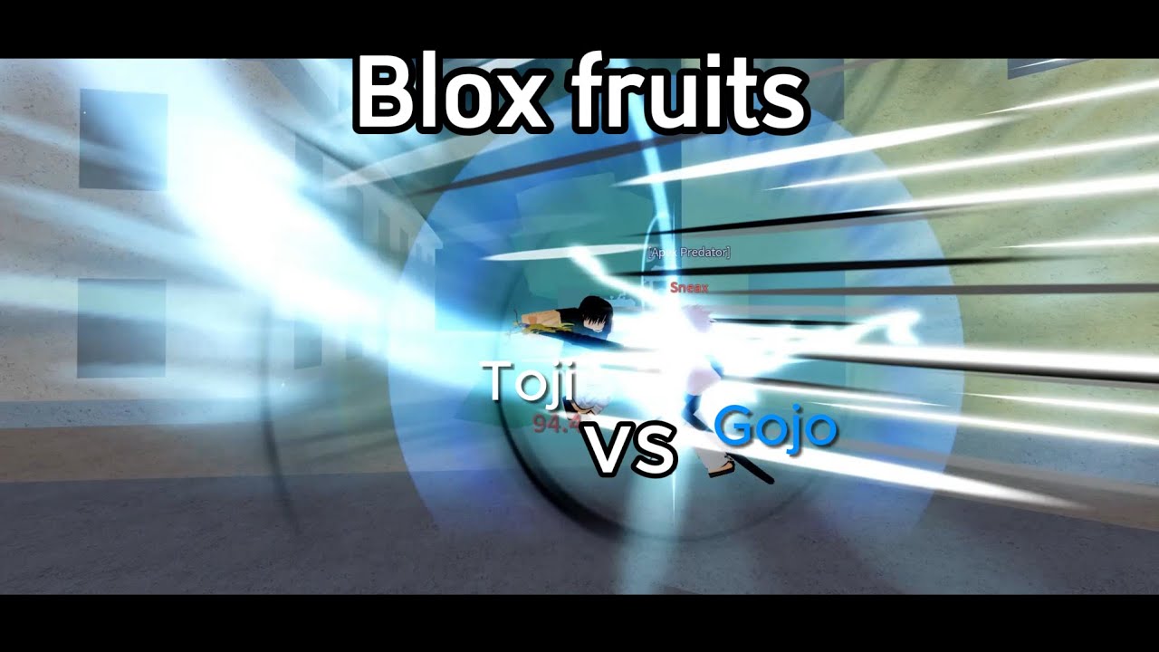 Gojo vs Toji in Blox fruits.. - YouTube