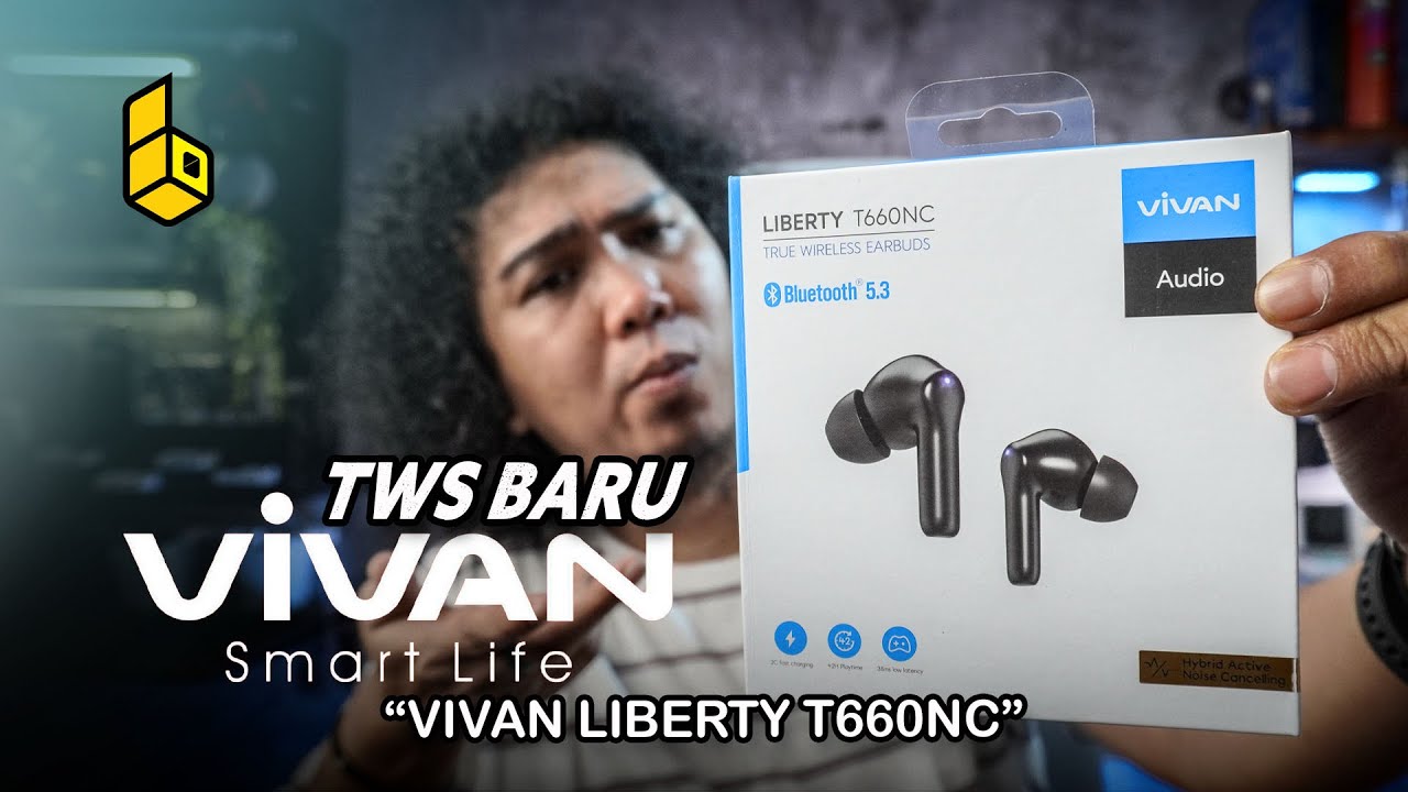 Review Vivan LIberty T660NC! TWS 400 Ribuan Udah Dapet ANC + ENC - YouTube
