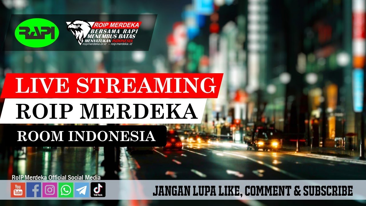 LIVE MONITOR ROOM INDONESIA ROIP MERDEKA - YouTube