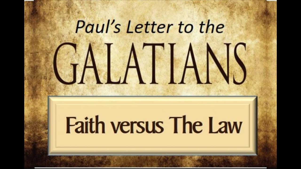 Faith vs. The Law (which one will you choose?) - A Study Through ...