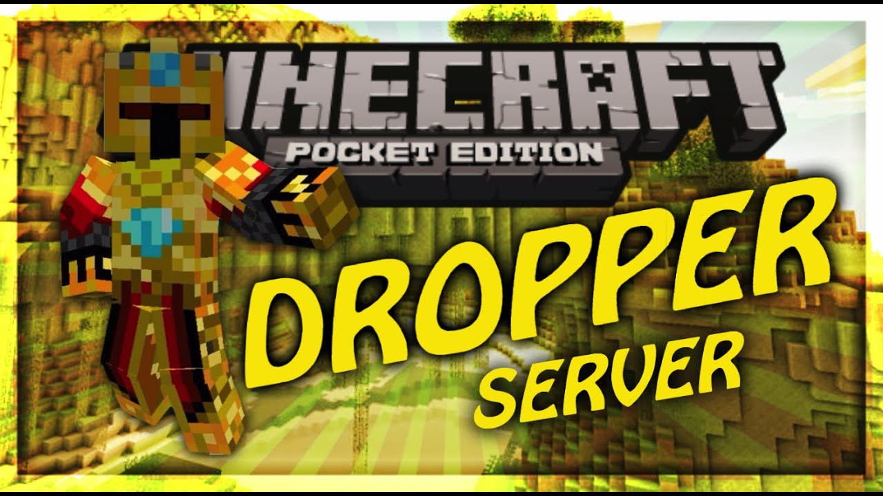 Minecraft Pocket Edition - Dropper Minigame [0.10.4] - YouTube