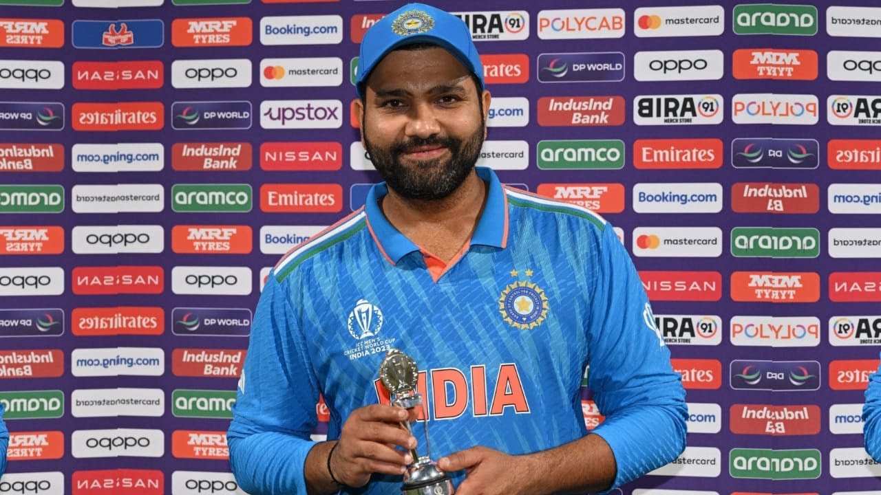 Rohit Man of match Strike rate is incredible! - YouTube