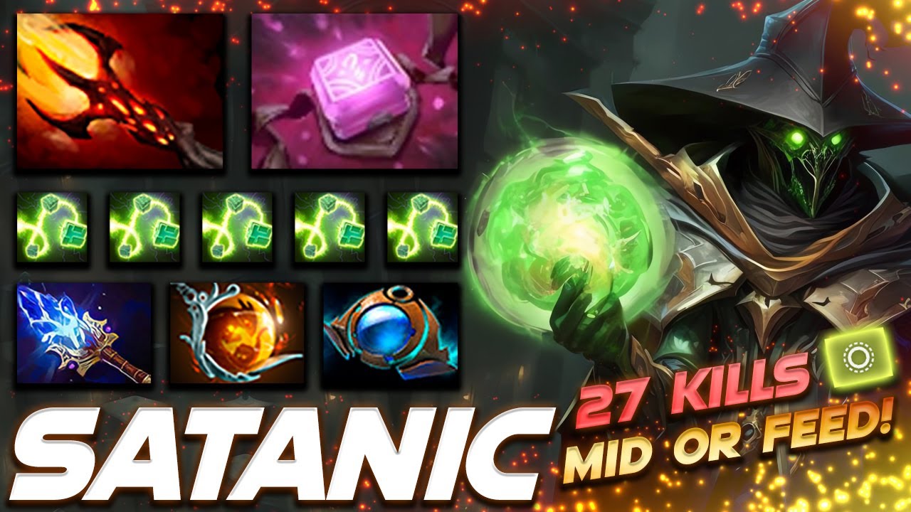 Satanic Rubick 27 Kills Amazing Mage - Dota 2 Pro Gameplay [Watch ...