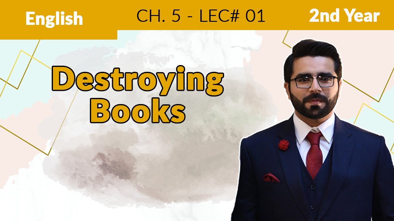 12th English Destroying Books - 2nd Class English Destroying Books ...