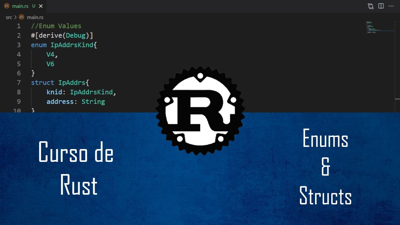 Programación en Rust | Enums y Structs - YouTube