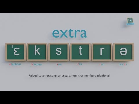 How to pronounce extra ? - YouTube