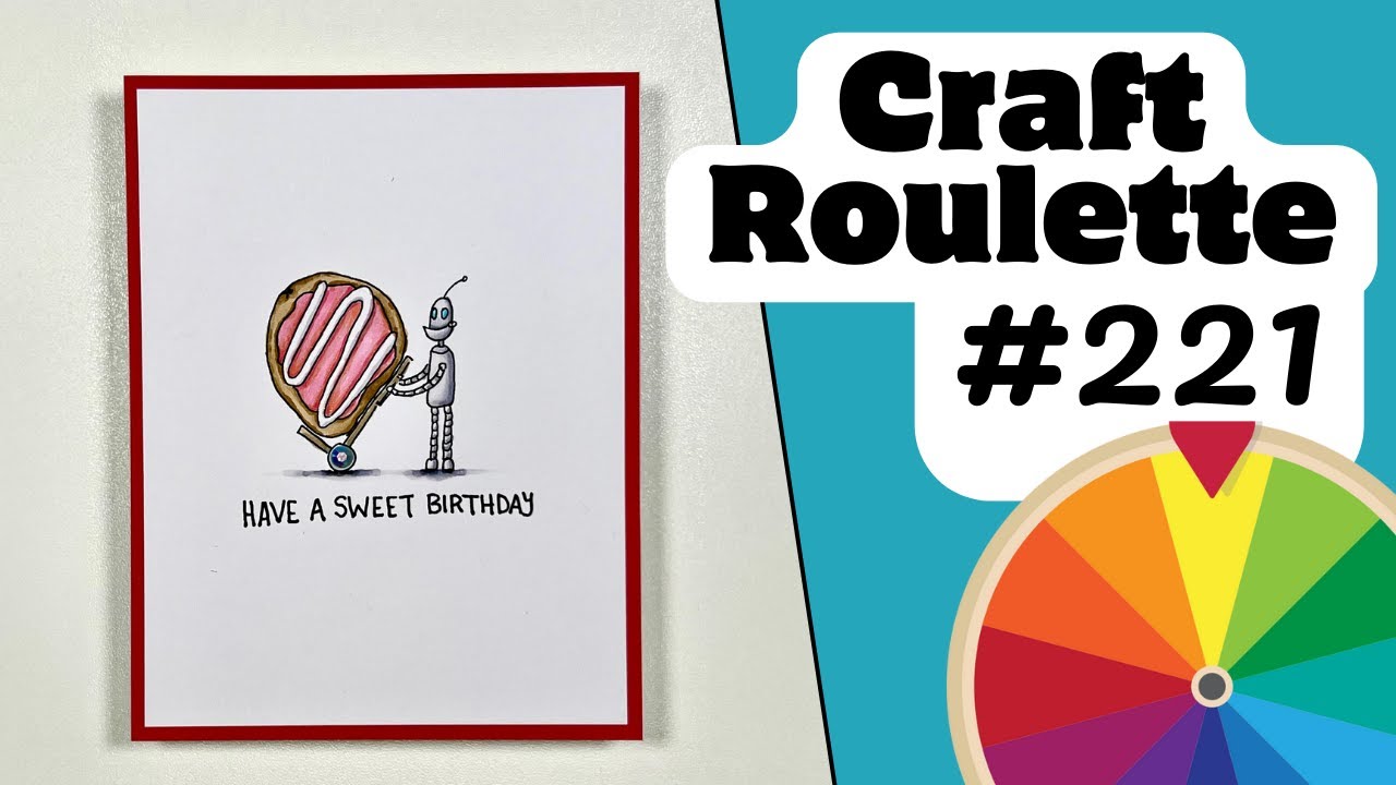 Draw your own card for Craft Roulette 221 | #craftroulette - YouTube