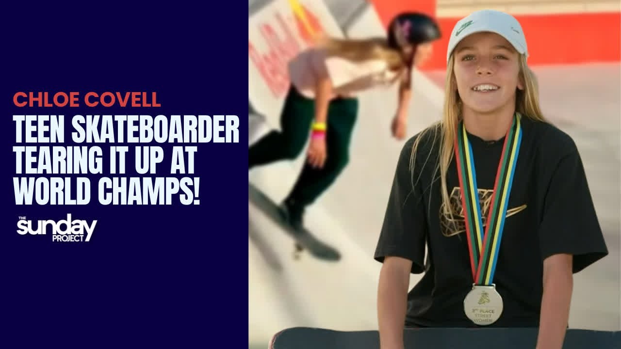 Teen Skateboarder Chloe Covell Tearing It Up At World Champs! - YouTube