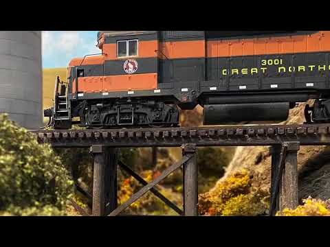 Great Northern HO scale Layout - YouTube