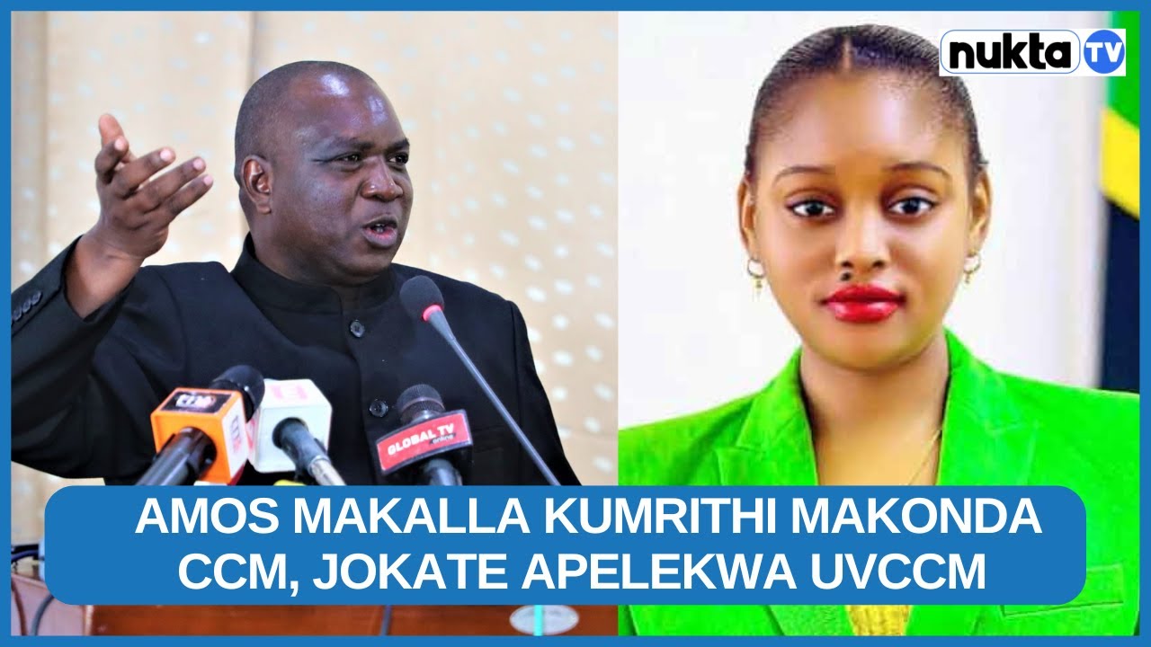 AMOS MAKALLA KUMRITHI MAKONDA CCM, JOKATE APELEKWA UVCCM - YouTube