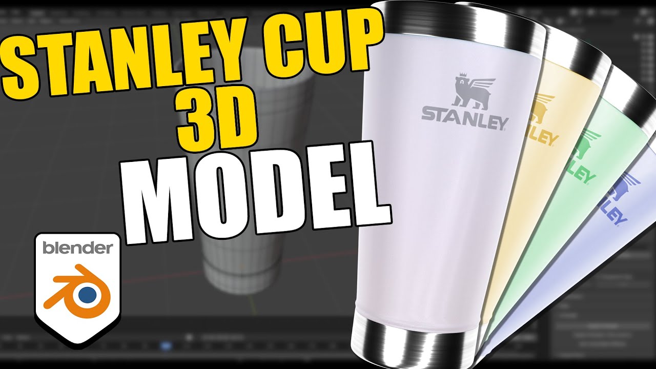 Stanley Cup - Insulated Travel Cup - Realistic Products - 3D Model ...