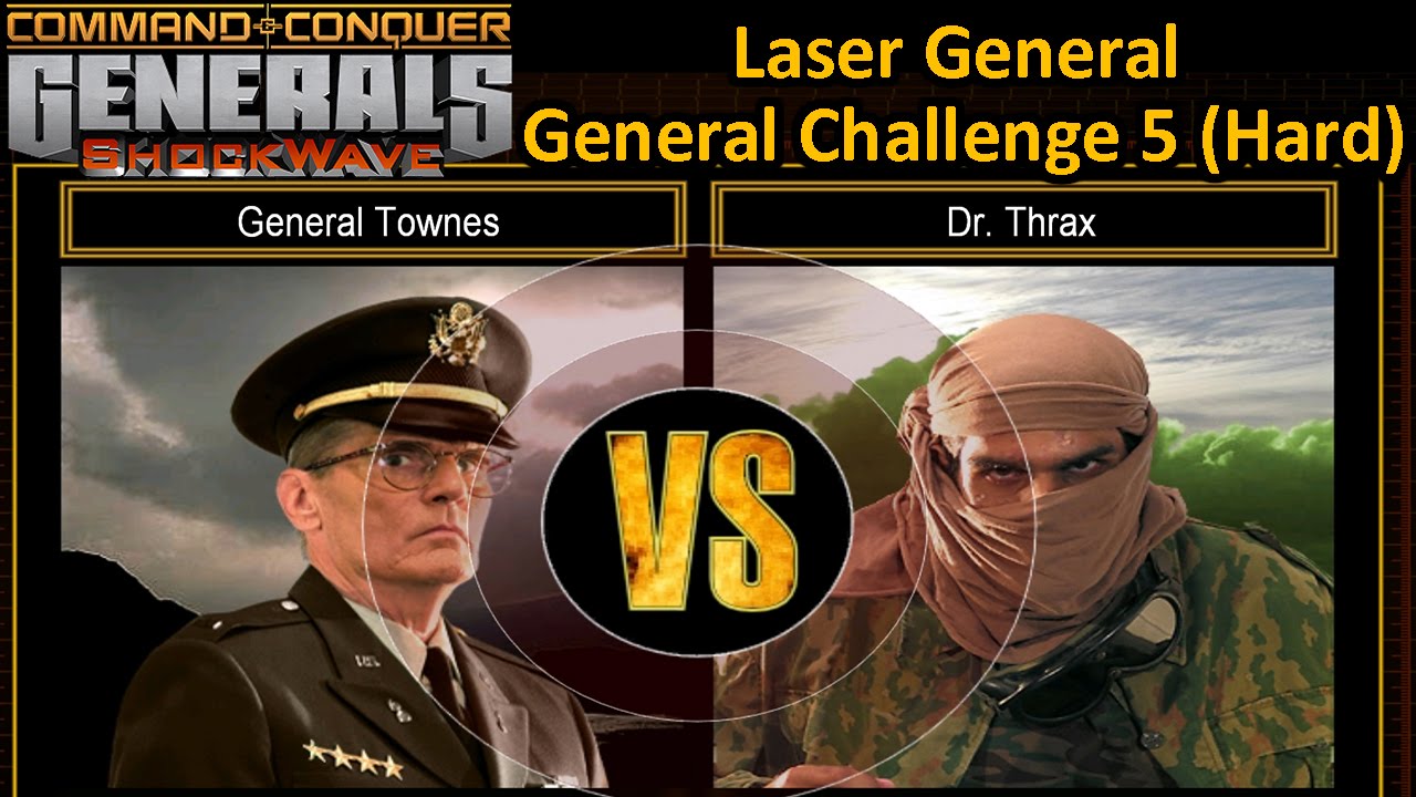 C&C ShockWave 1.2 Generals Challenge : USA Laser vs GLA Toxic (HARD ...