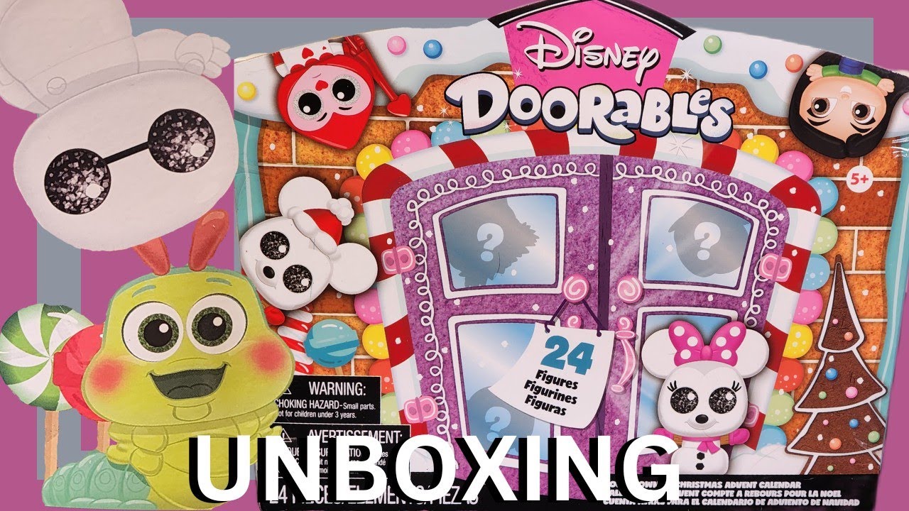 Disney Doorables Christmas Advent Calendar Unboxing Target Edition ...