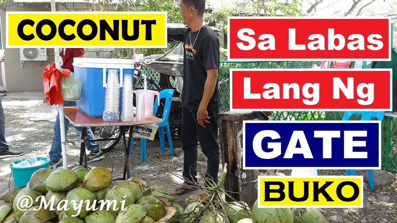 Fresh Buko Juice Just A Few Steps Away | Mayumi's Fruit Stand - YouTube