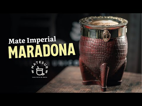 Cómo se hacen los mates imperiales? Mate imperial de Diego Maradona personalizado | Matesur