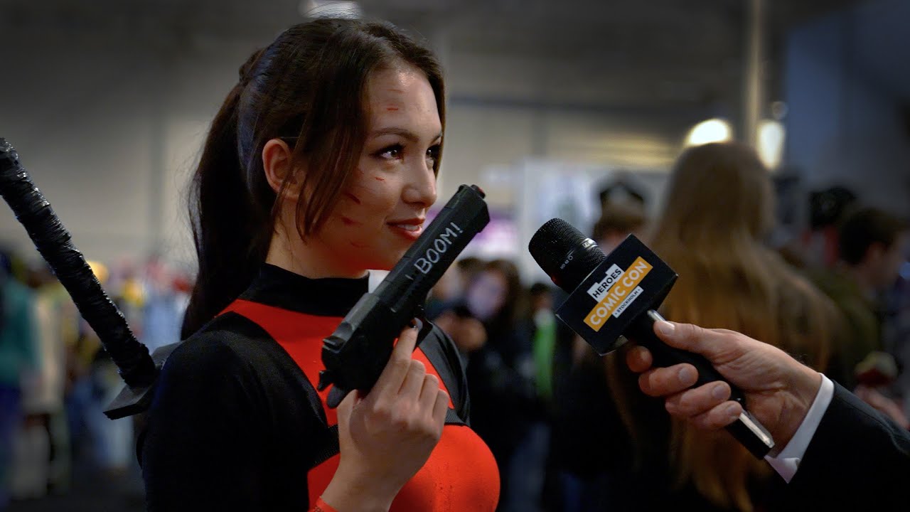 Lady Deadpool Cosplay // Comic Con Stockholm 2021 - YouTube