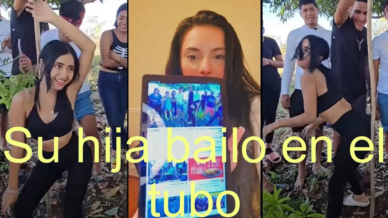 Asi reacci0no la mam@ de Angie al ver como su h¡ja ba¡la en el tubo ...