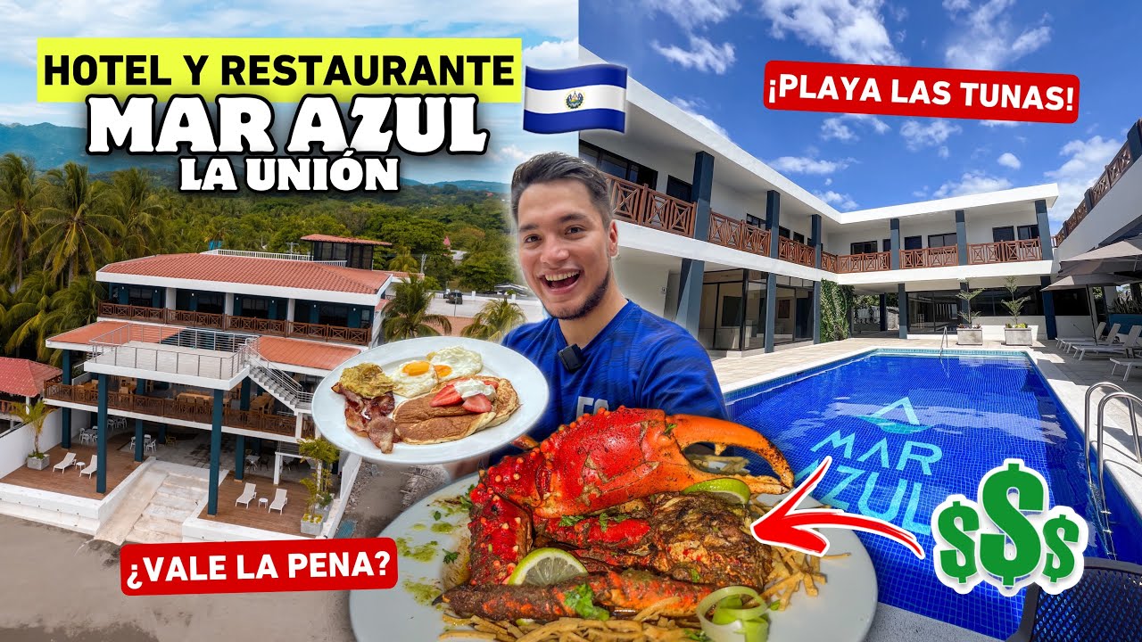 Así es el HOTEL más NUEVO en LA UNIÓN El Salvador 🇸🇻🏖️ Hotel Mar Azul - YouTube