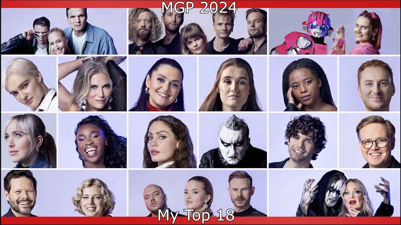 My Top 18 | MGP 2024 | Eurovision 2024 - YouTube