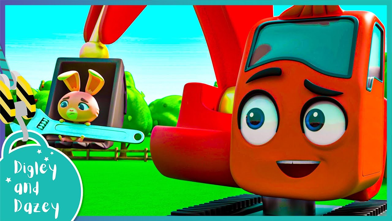 🐰 Building a Barn with the New Years Rabbits! 🐰 | Ella, Rishi and ...