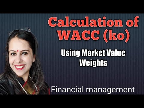 WACC using Market value weights | Cost of Capital - YouTube