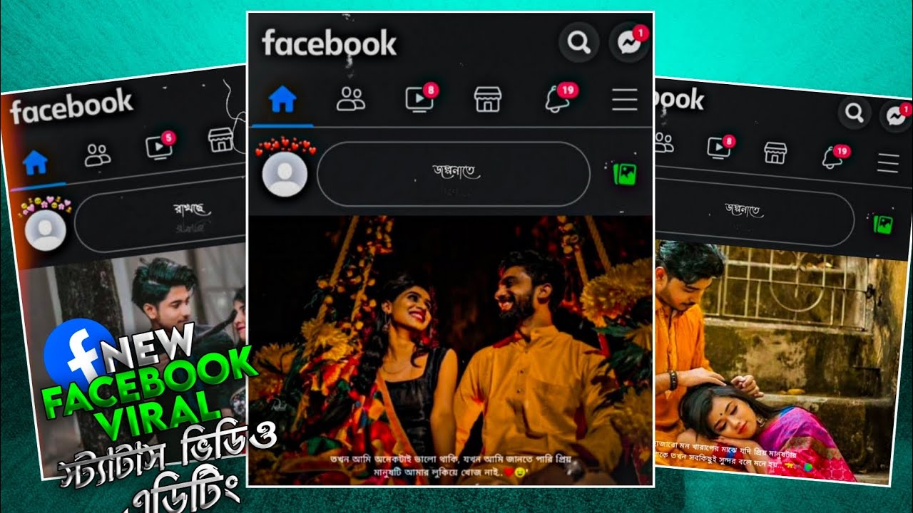 New Facebook Viral Post Status Video Editing In Capcut |FB Typing ...