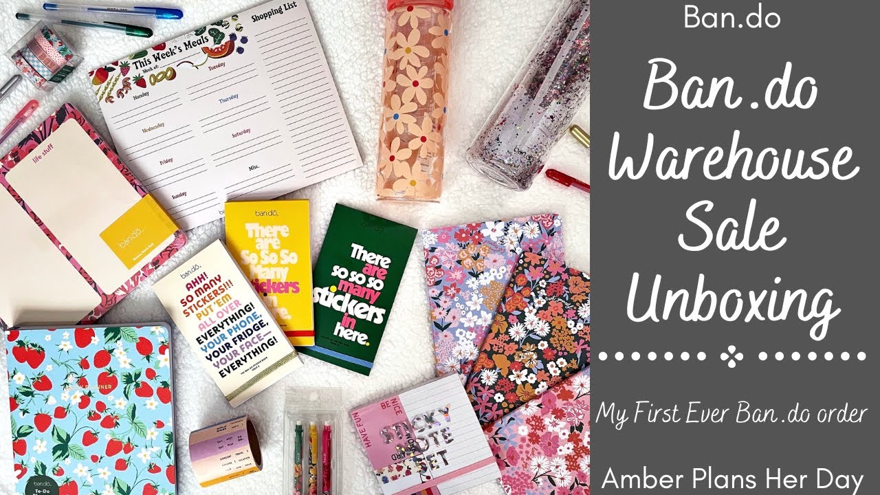 Ban.do Warehouse Sale Haul | Unboxing my First Ever Ban.do Order - YouTube