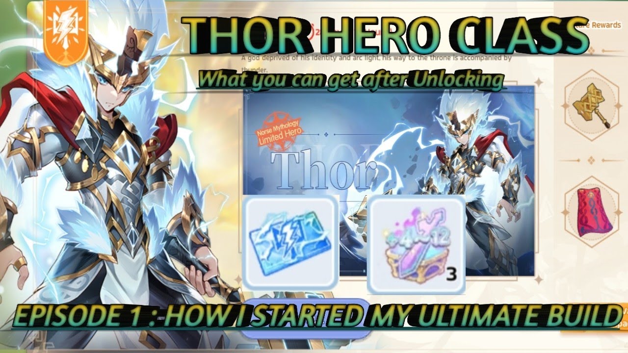 ROM THOR HERO CLASS - THINGS YOU CAN GET AFTER BUYING THE NEW HERO ...