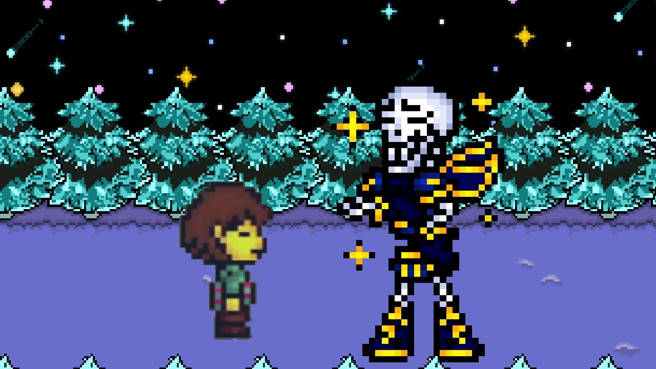 Bonetale Outer Papyrus game play - YouTube