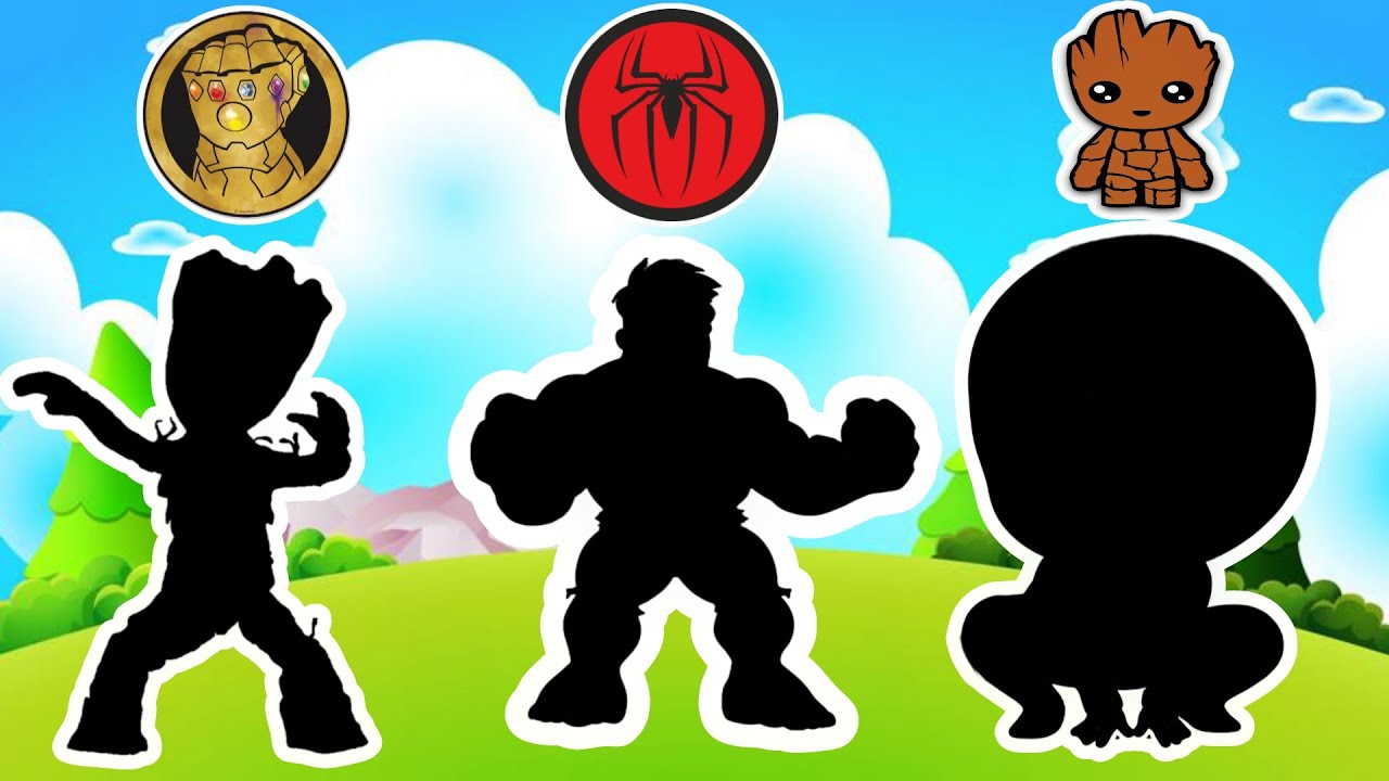 😱WOW😱 TEBAK GAMBAR TOP SUPERHERO | SPIDER MAN🔥 & HULK & 😱GRUT #avengers ...