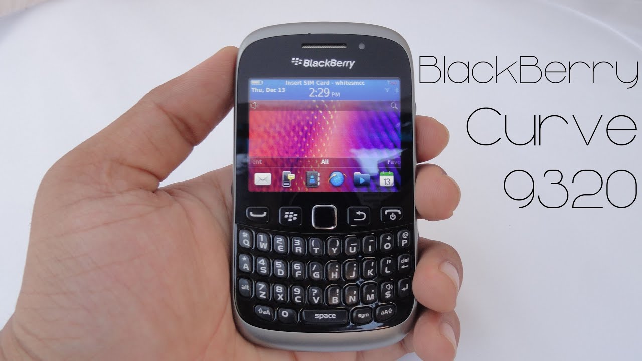 BlackBerry Curve 9320 Quick Review - YouTube
