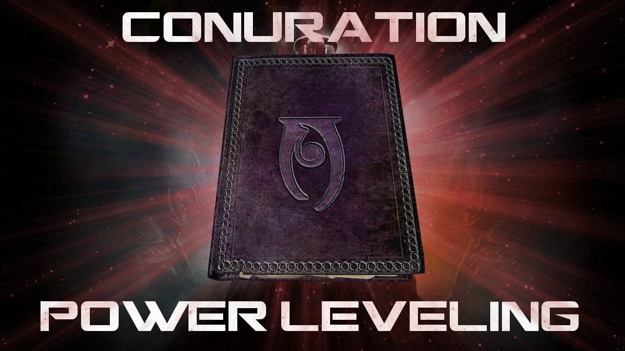 Fastest way to power level Conjuration in Skyrim - YouTube