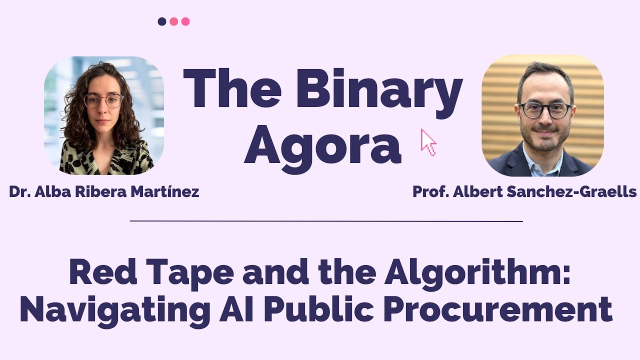 #7 Red Tape and the Algorithm: Navigating AI Public Procurement w/ Prof. Albert Sánchez-Graells ...