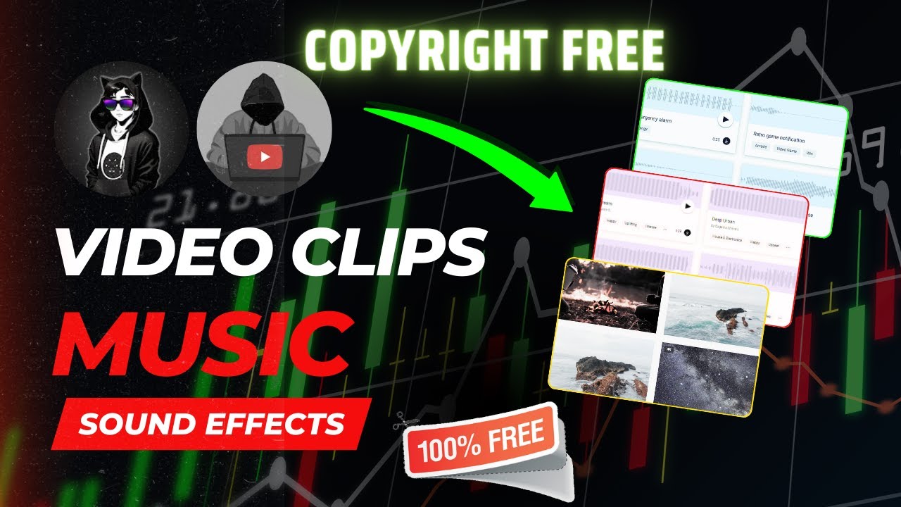 Copyright Free Videos, Music & Sound Effects for YouTube || Best FREE ...