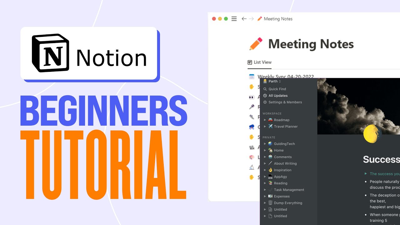 Notion Tutorial For Beginners 2024 (Step by Step) | The Best App To Organize Yourself - YouTube
