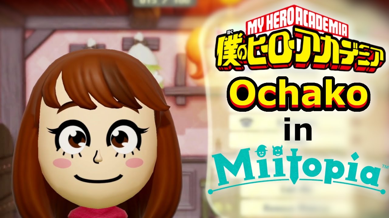 Miitopia Switch Mii Maker - My Hero Academia Ochako Uraraka in Miitopia ...